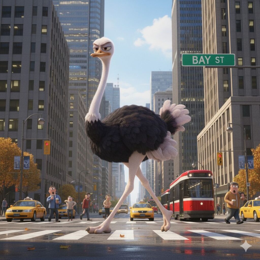 The Ostrich of Bay Street – PolitiCoast